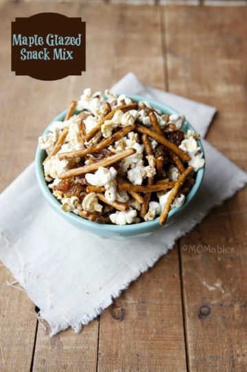 Maple Glazed Snack Mix - MOMables® Healthy Lunches for Kids