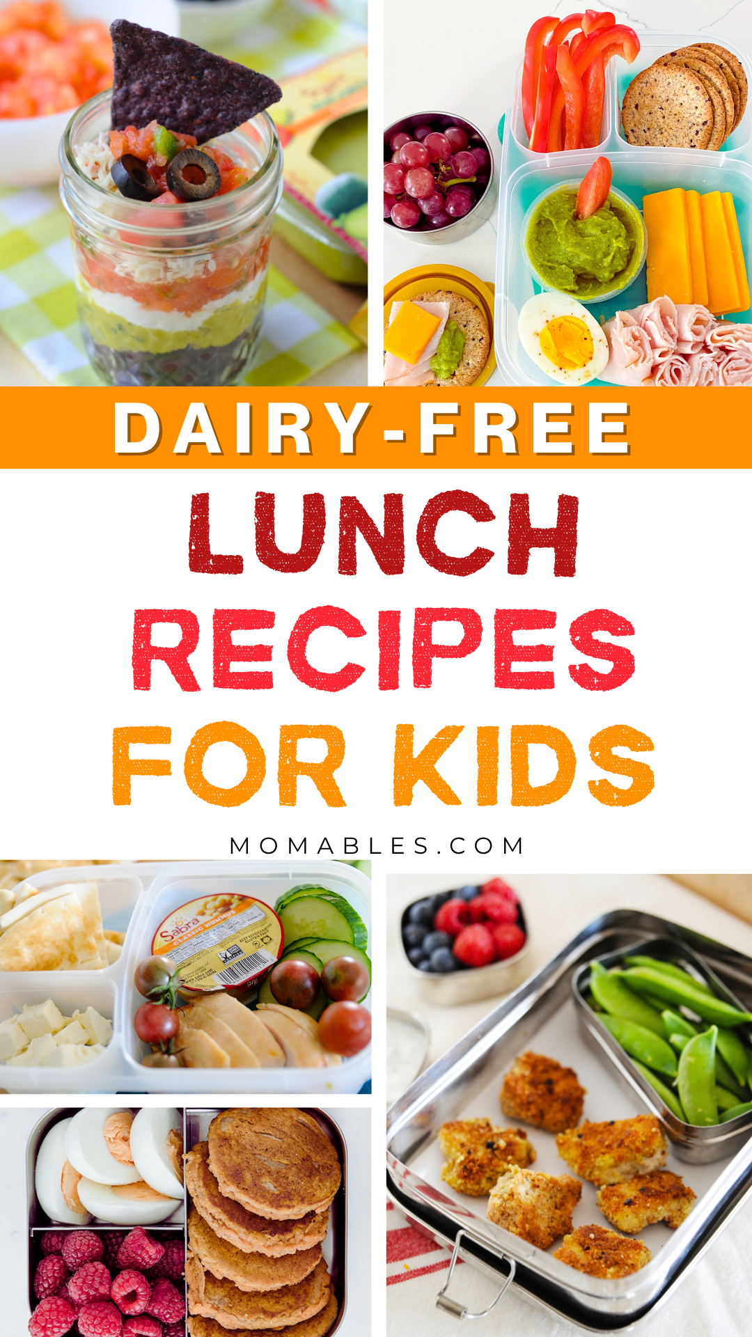7 Dairy Free School Lunch Ideas | MOMables Lunches