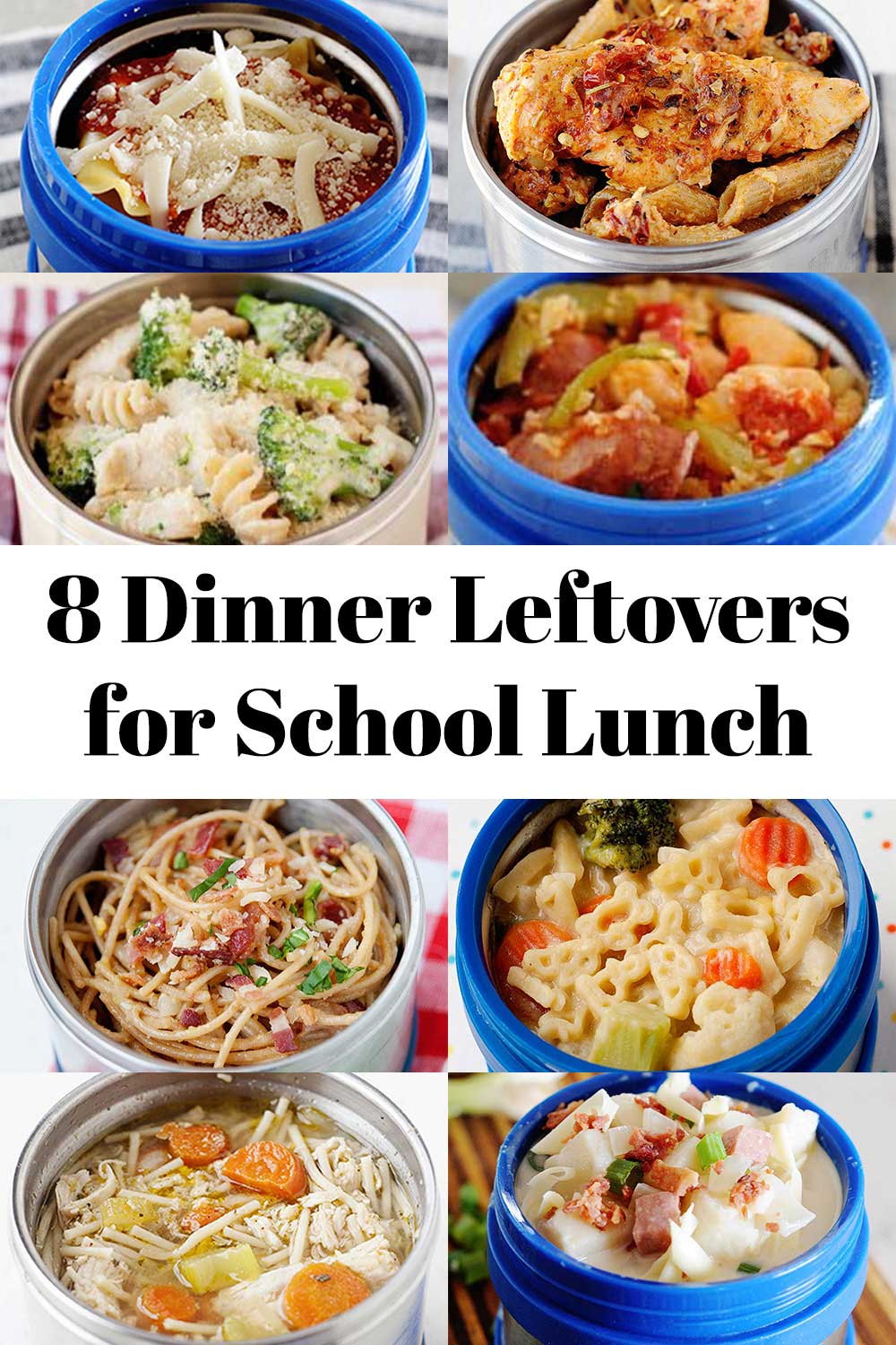 8 School Lunch Ideas from Easy Dinner Leftovers | MOMables