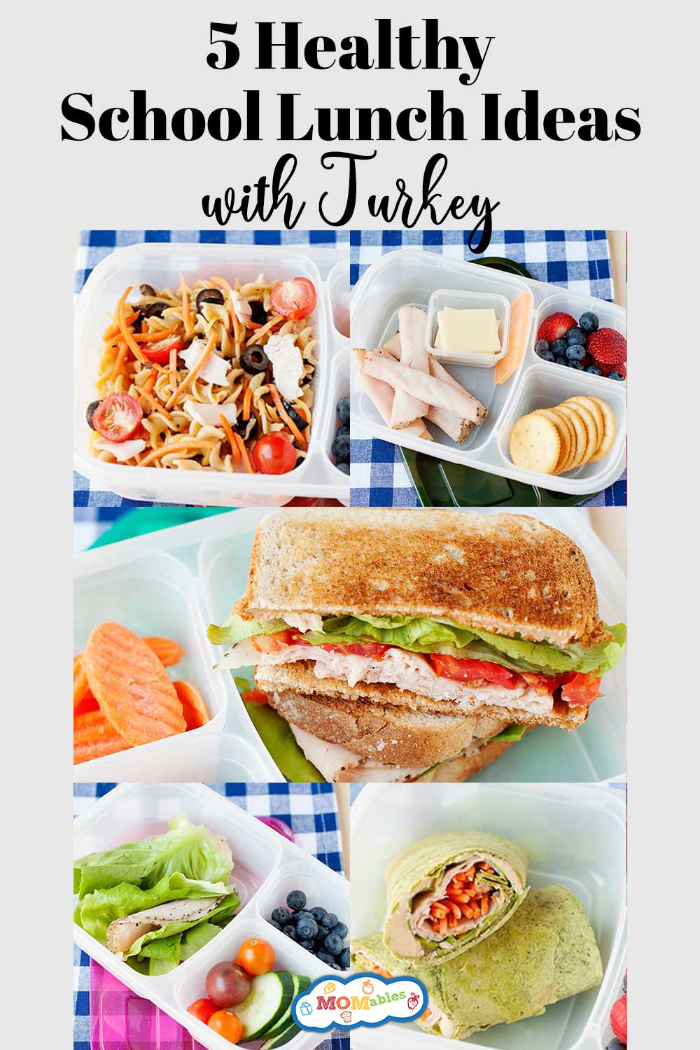 14 Healthy School Lunch Ideas with Turkey | MOMables