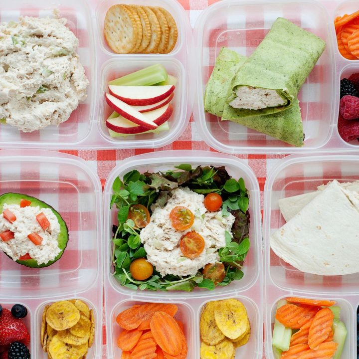 Healthy Lunch Ideas with Chicken Salad | MOMables