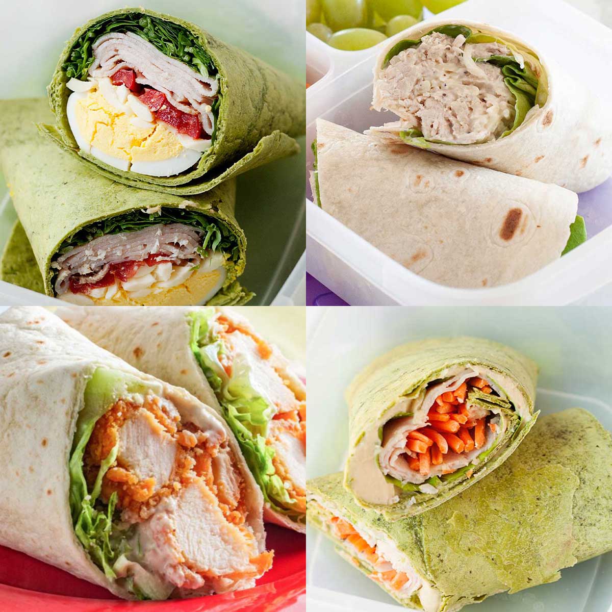 Healthy Lunch Wraps Lunch Box || Best Ever Vegan Taco Salad Wrap