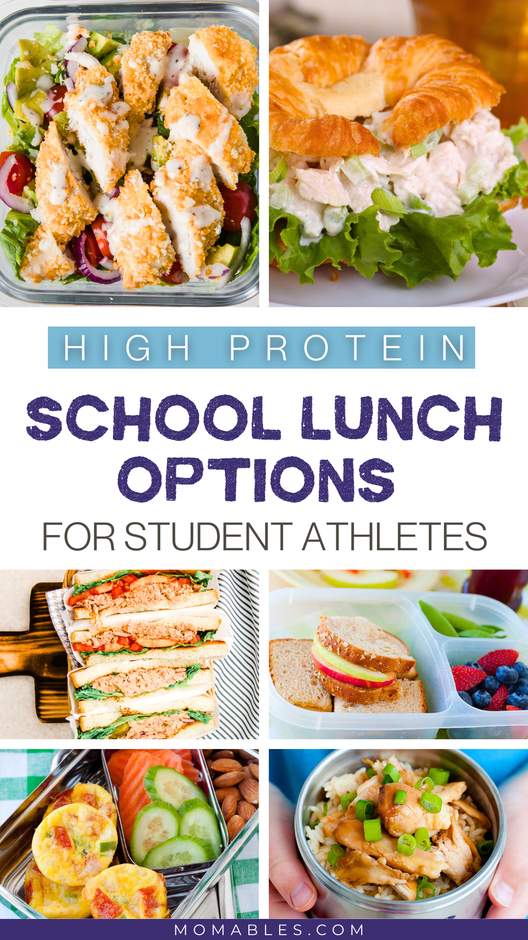 Healthy School Lunches for Teenage Athletes and Active Kids | MOMables