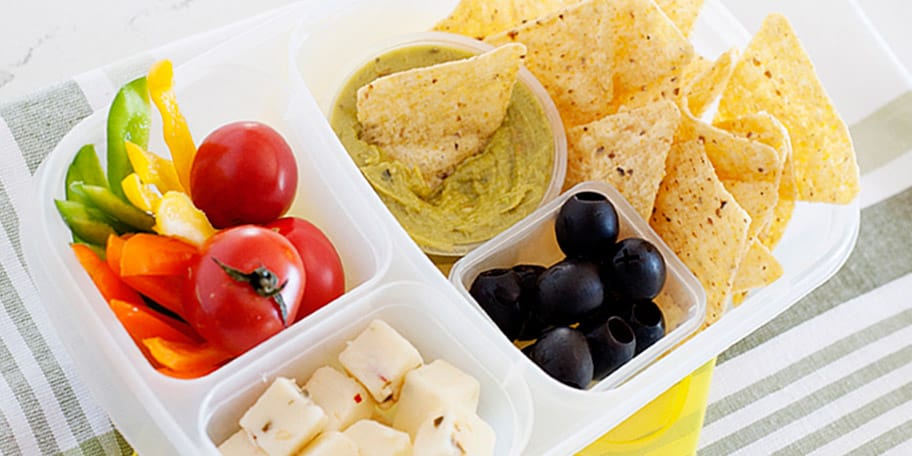 Tex Mex Bento Recipe & Lunch Ideas with Guacamole | MOMables