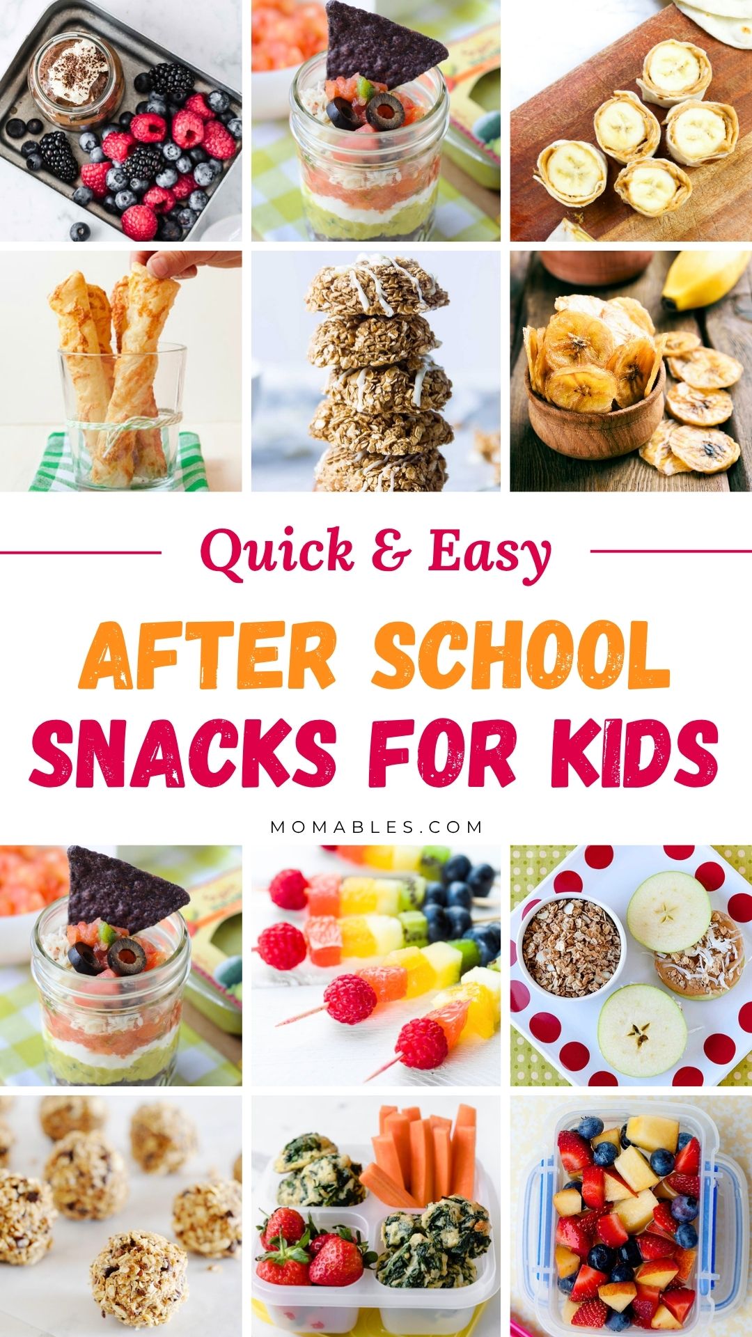 Healthy After School Snack Ideas for kids