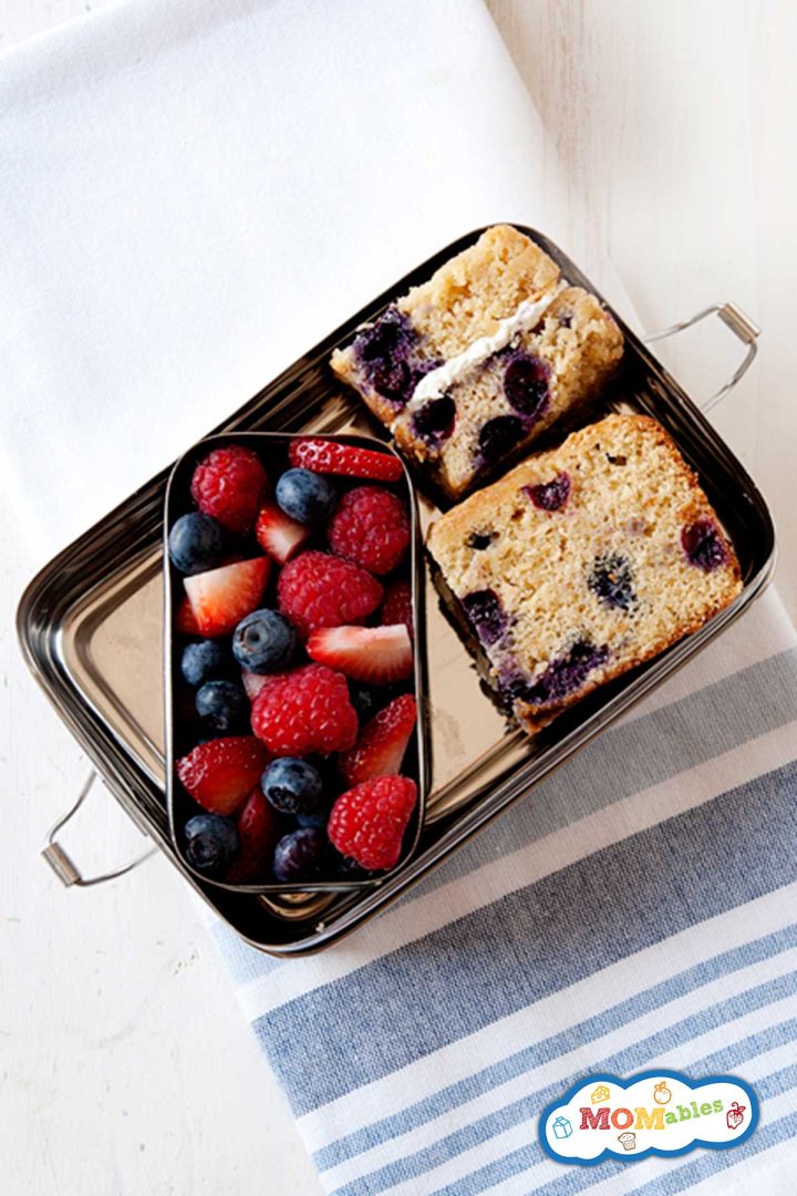 Blueberry Bread Sandwich Snackbox | MOMables