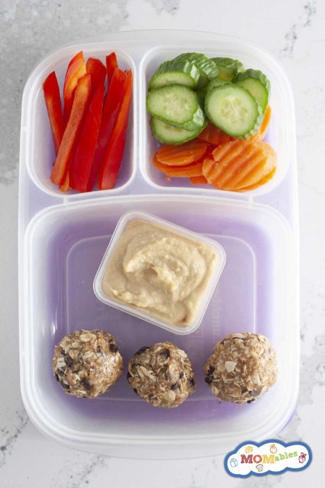 Veggie Dip Snack Box | MOMables