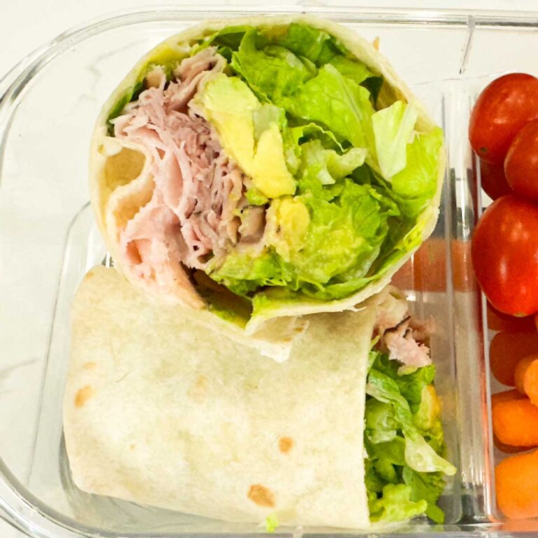 Ham and Avocado Wrap: 5-Minute Lunch! | MOMables