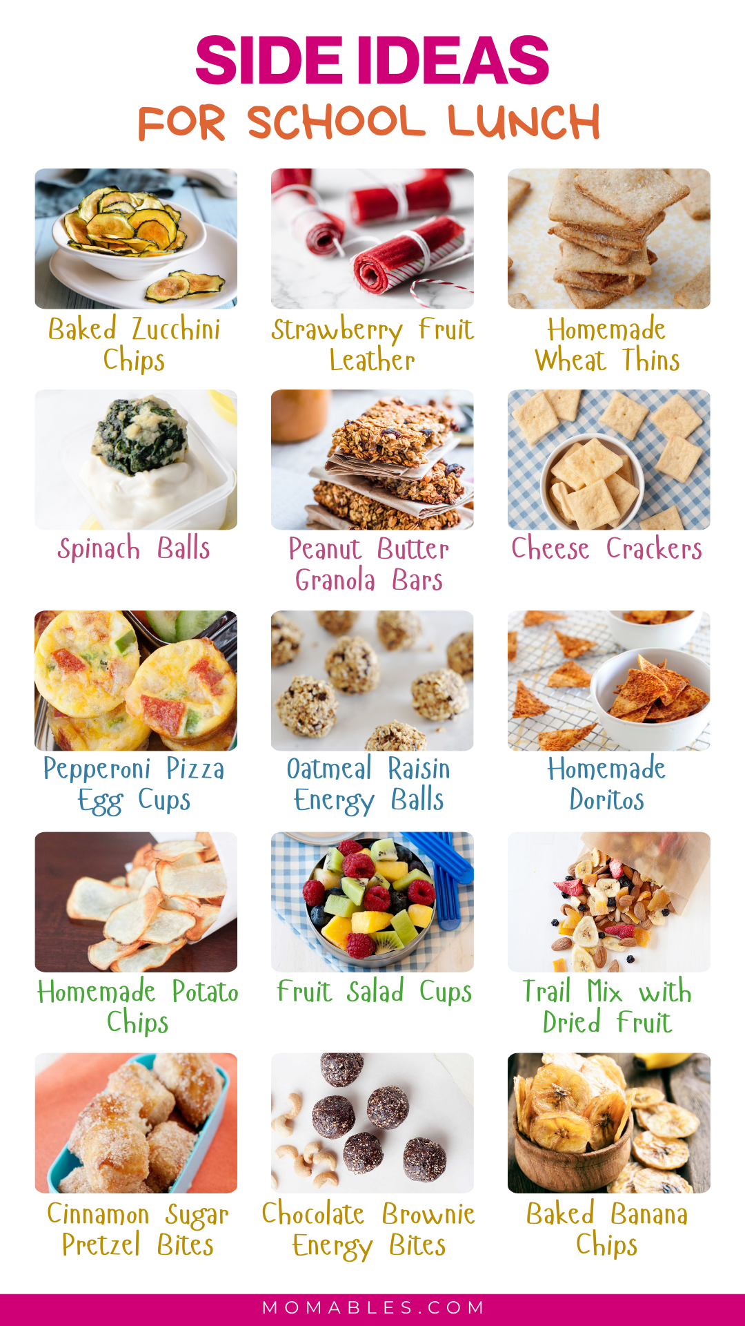 The Best Sides for Lunch | MOMables