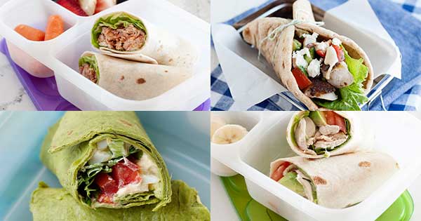Simple Chicken Wraps for the Lunchbox | MOMables