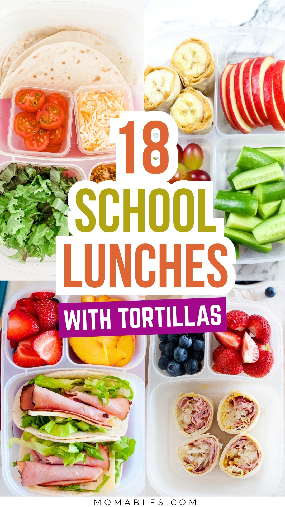 Lunch Ideas with Tortillas for the Lunchbox | MOMables