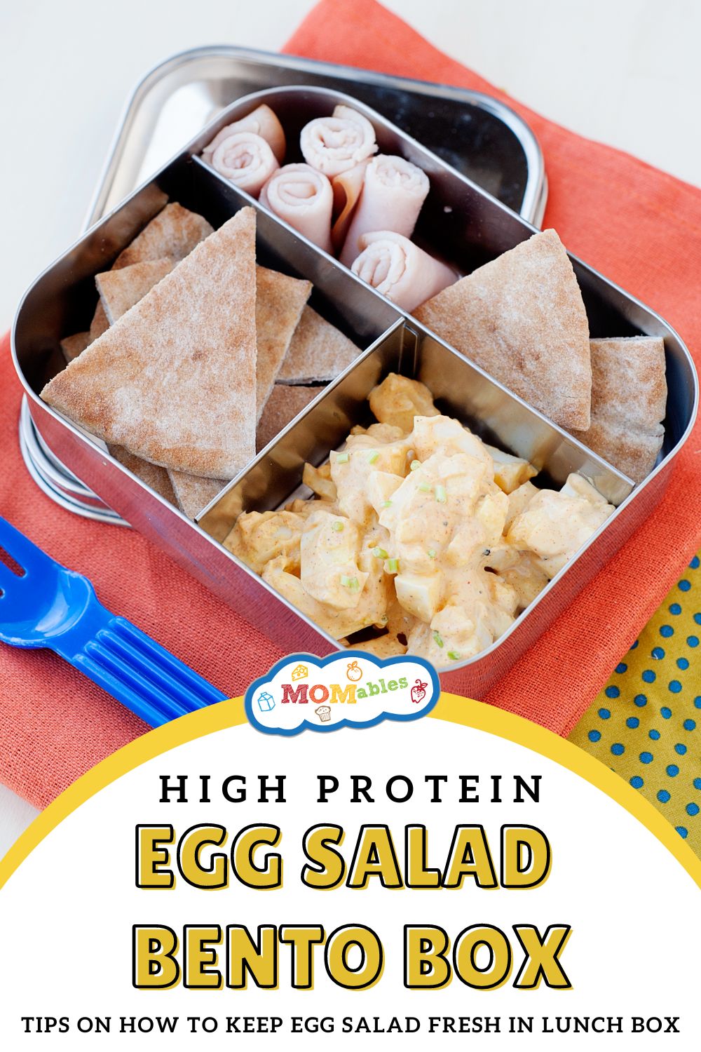 Egg Salad Bento with Pita | MOMables