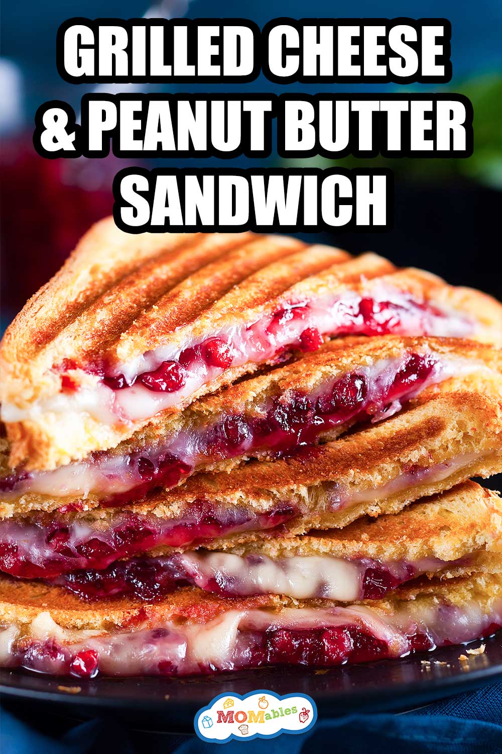 Epic Peanut Butter and Jelly Grilled Cheese Sandwich | MOMables