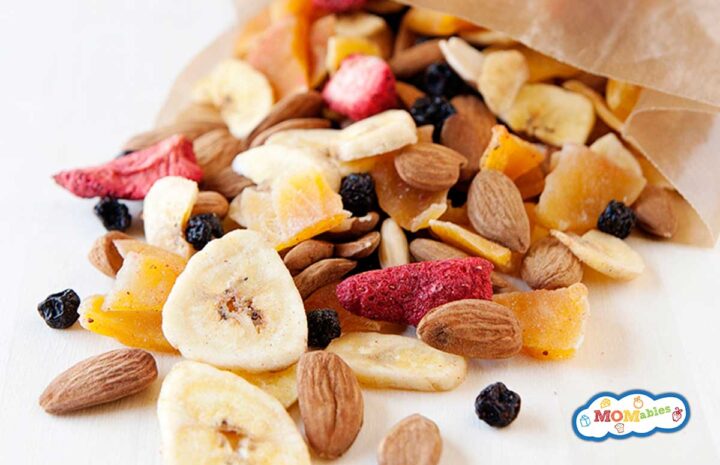 Homemade Trail Mix with Dried Fruit a Kid-Favorite! | MOMables