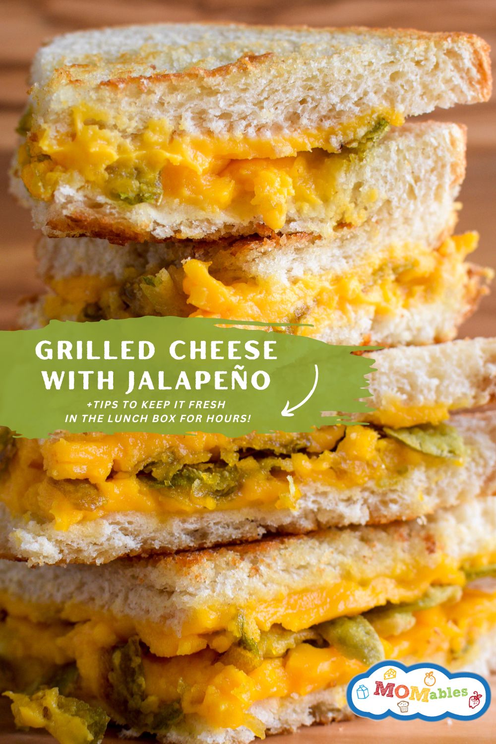 Jalapeño Grilled Cheese Sandwich | MOMables