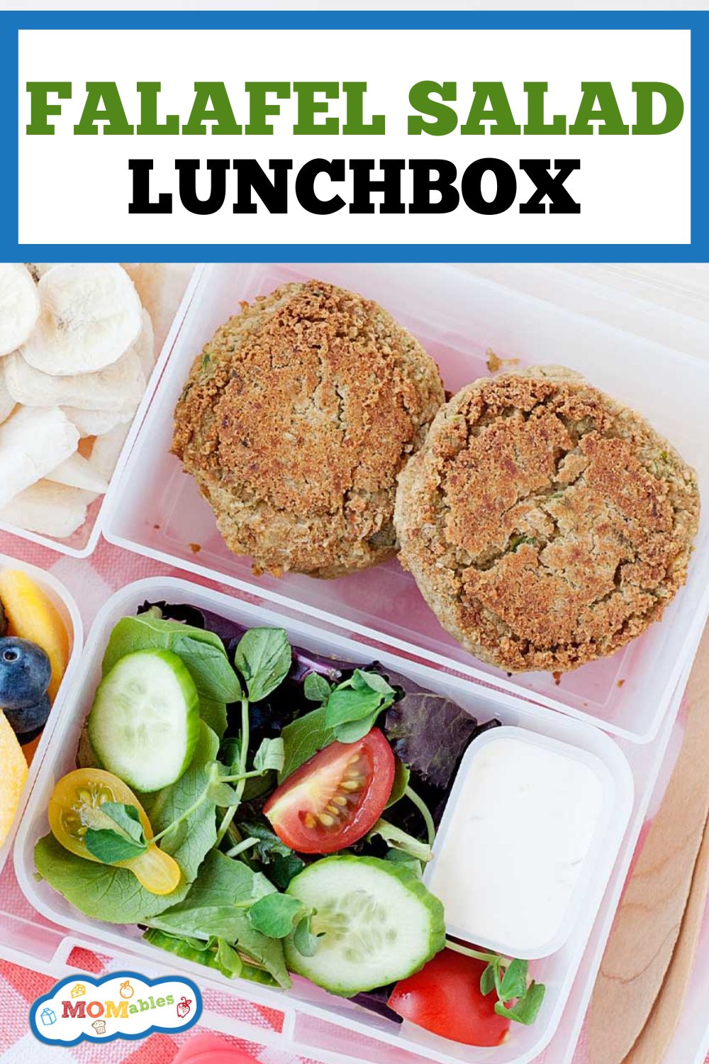 Healthy Falafel Salad for School Lunch | MOMables