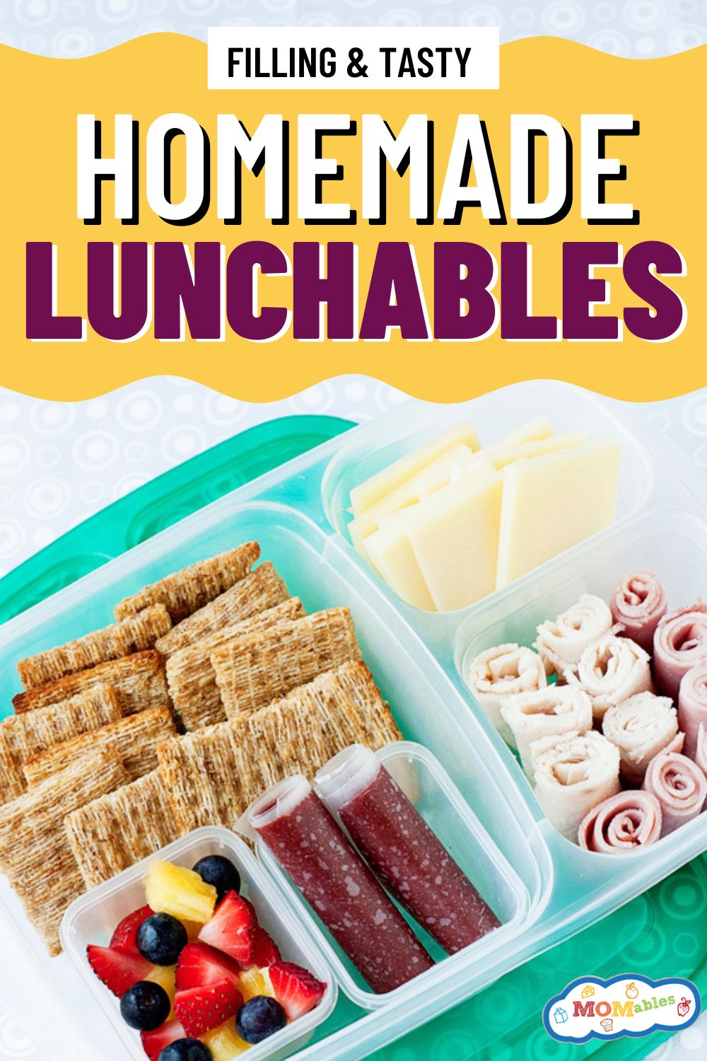 Healthy & Filling Homemade Lunchable | MOMables
