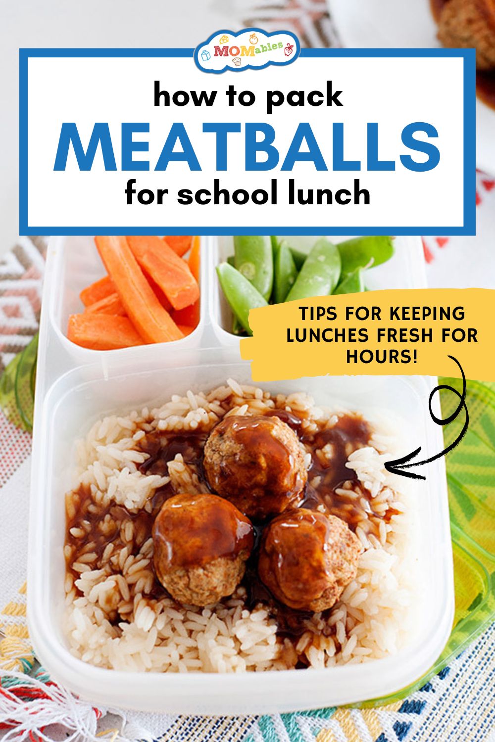 How to Pack Meatballs for School Lunches